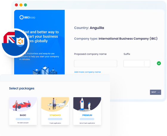 Anguilla Company Formation with bank account | BBCIncorp - Offshore