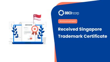 BBCIncorp Pte. Ltd Received The Singapore Trademark Certificate | BBCIncorp Singapore